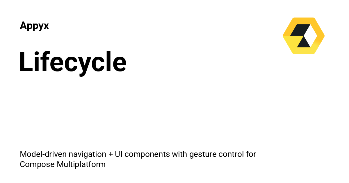 Lifecycle - Appyx